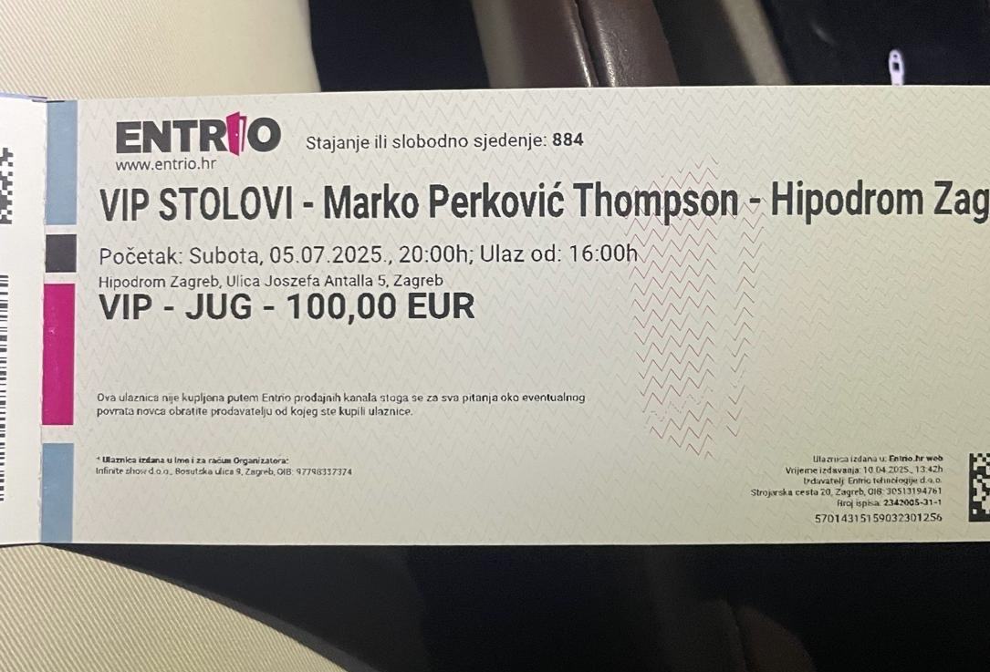 VIP karte jug Thompson 6 karata