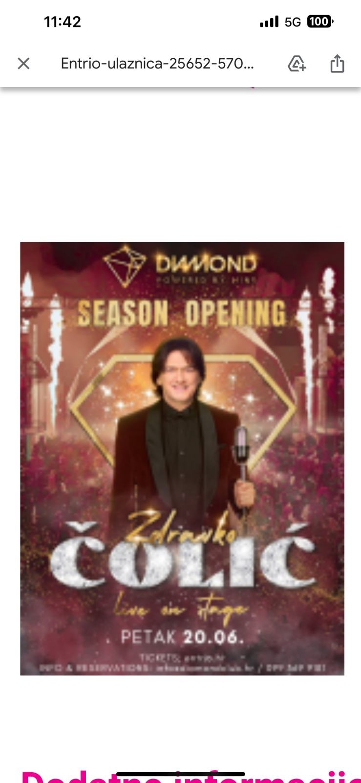 Zdravko Colic Diamond Krk