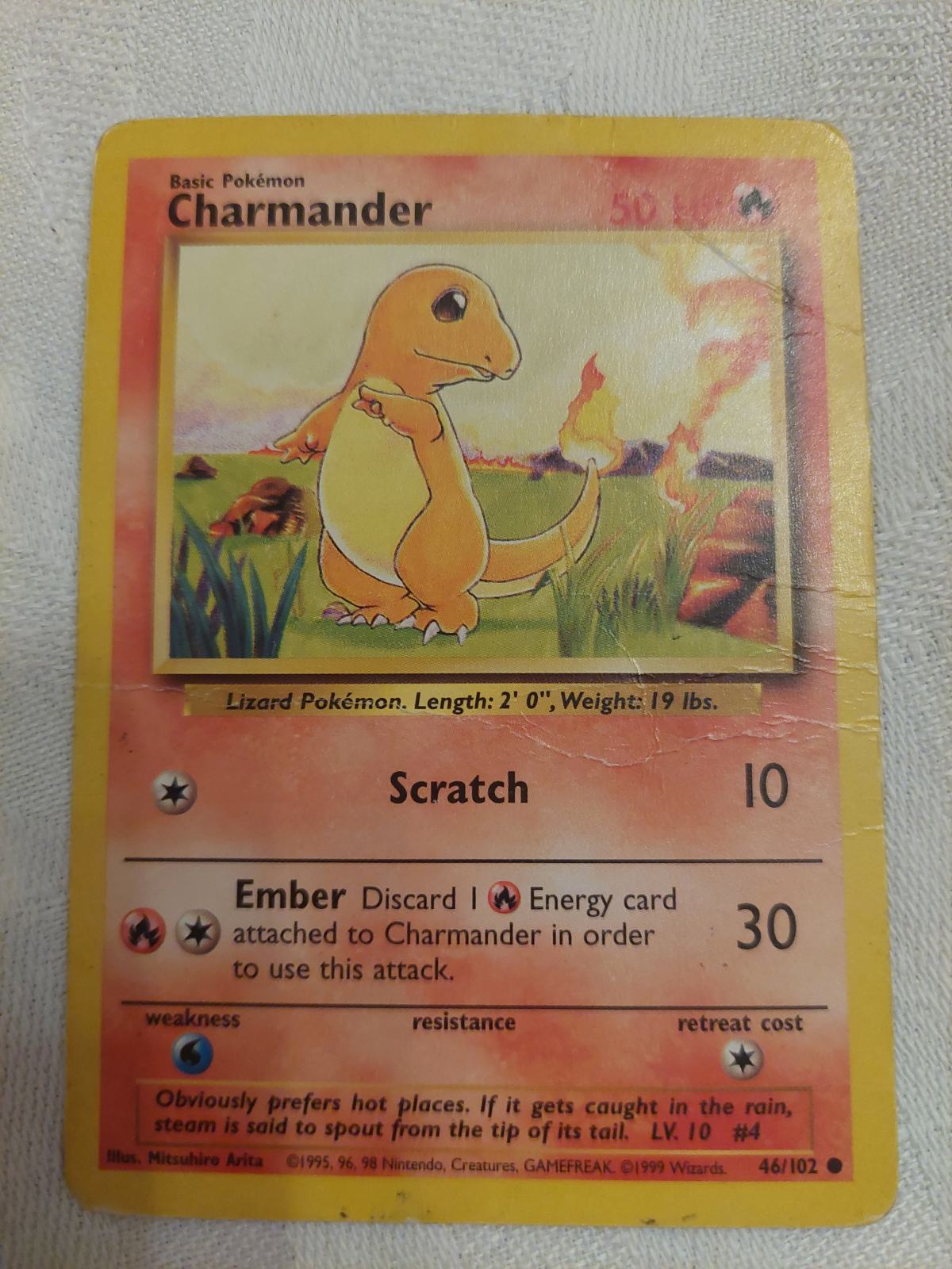 Pokemon karta Charmander