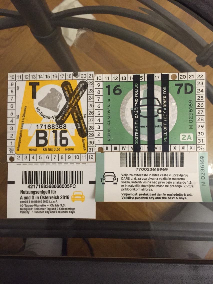 Vinjeta za sloveniju i austrija