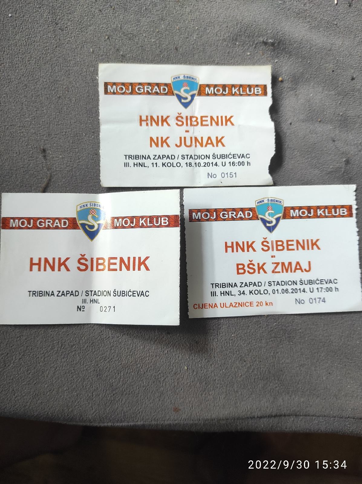 HNK Šibenik ulaznice