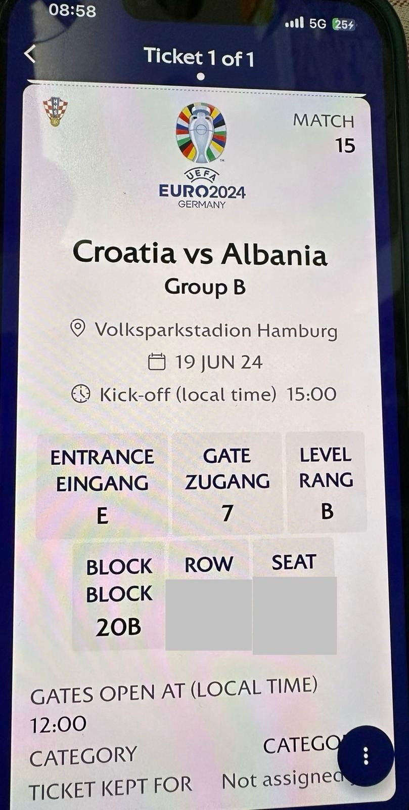 Hrvatska Albanija ulaznica