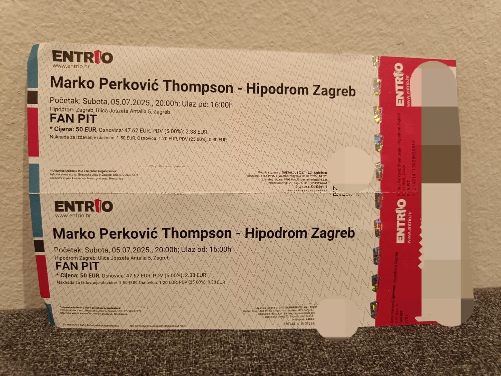 Karte Thompson FAN PIT