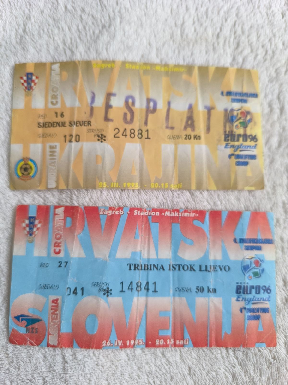 Ulaznice sa Euro 1996