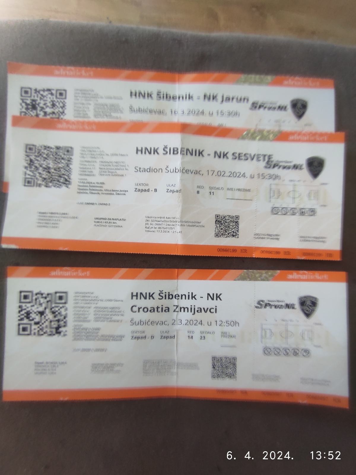 ulaznice HNK Šibenik