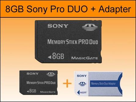 Sony 8GB Memory Stick Pro Duo sa adapterom