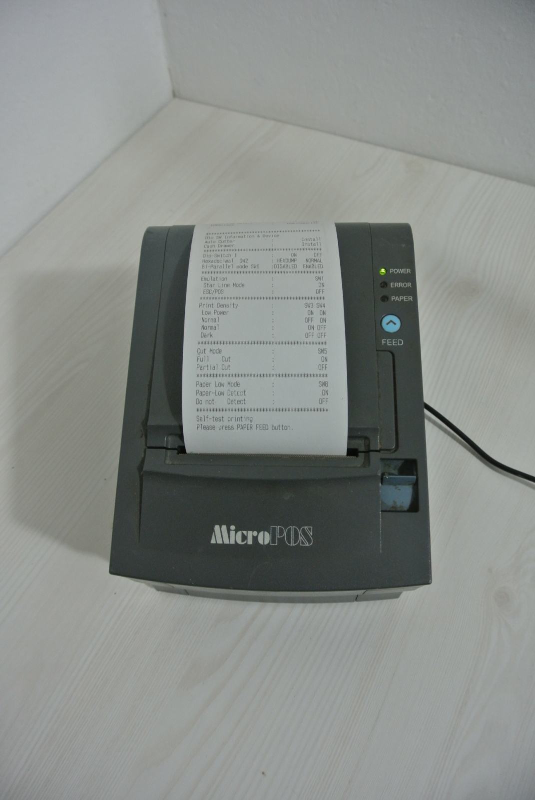 Pos printer Micro Pos WTP-150,potpuno ispravno sa adapterom