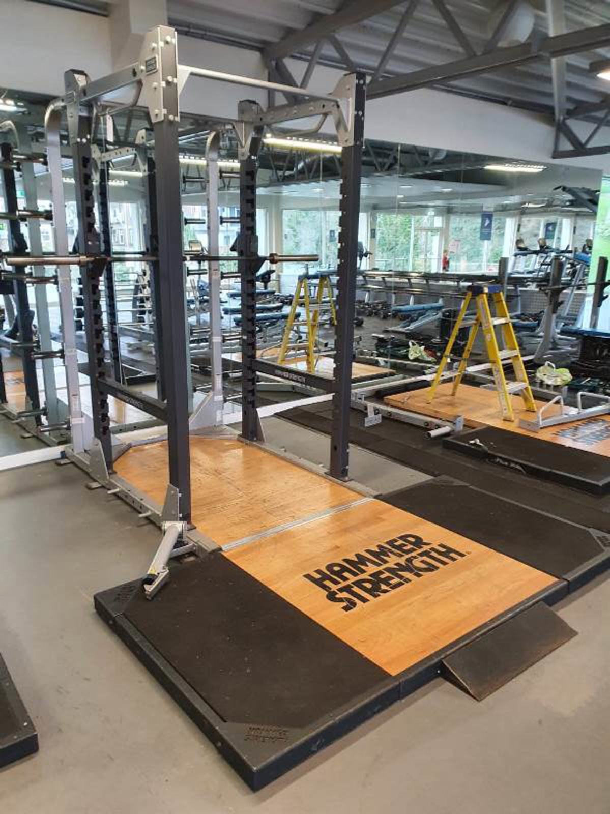 HAMMER STRENGTH HD ELITE POWER RACK + PLATFORM