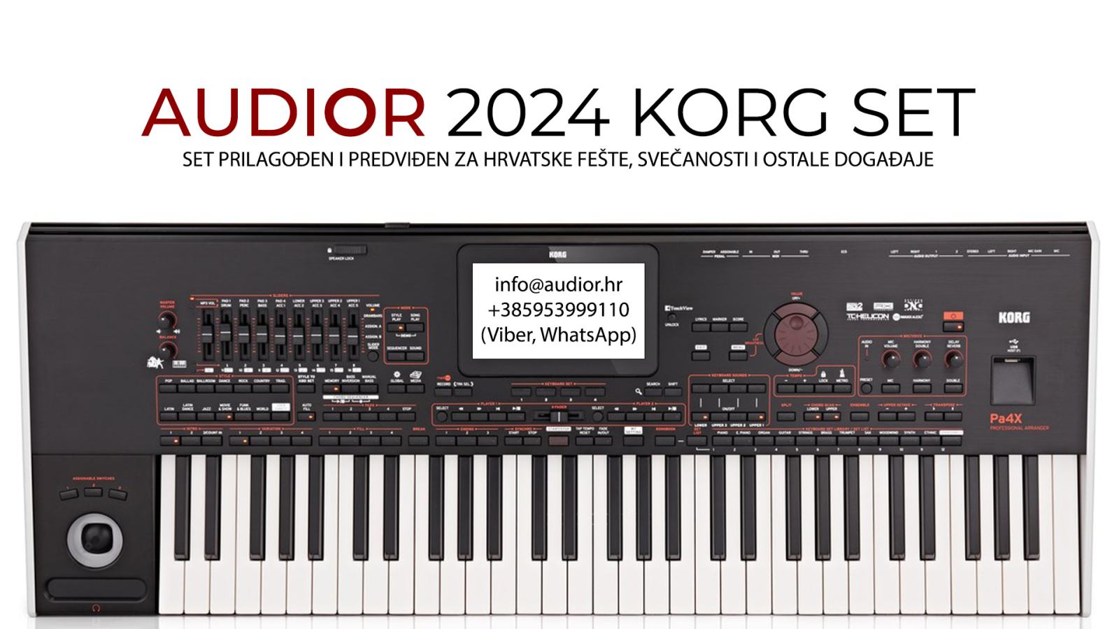 Audior 2024 Korg Set / PA4X / PA5X / PA1000