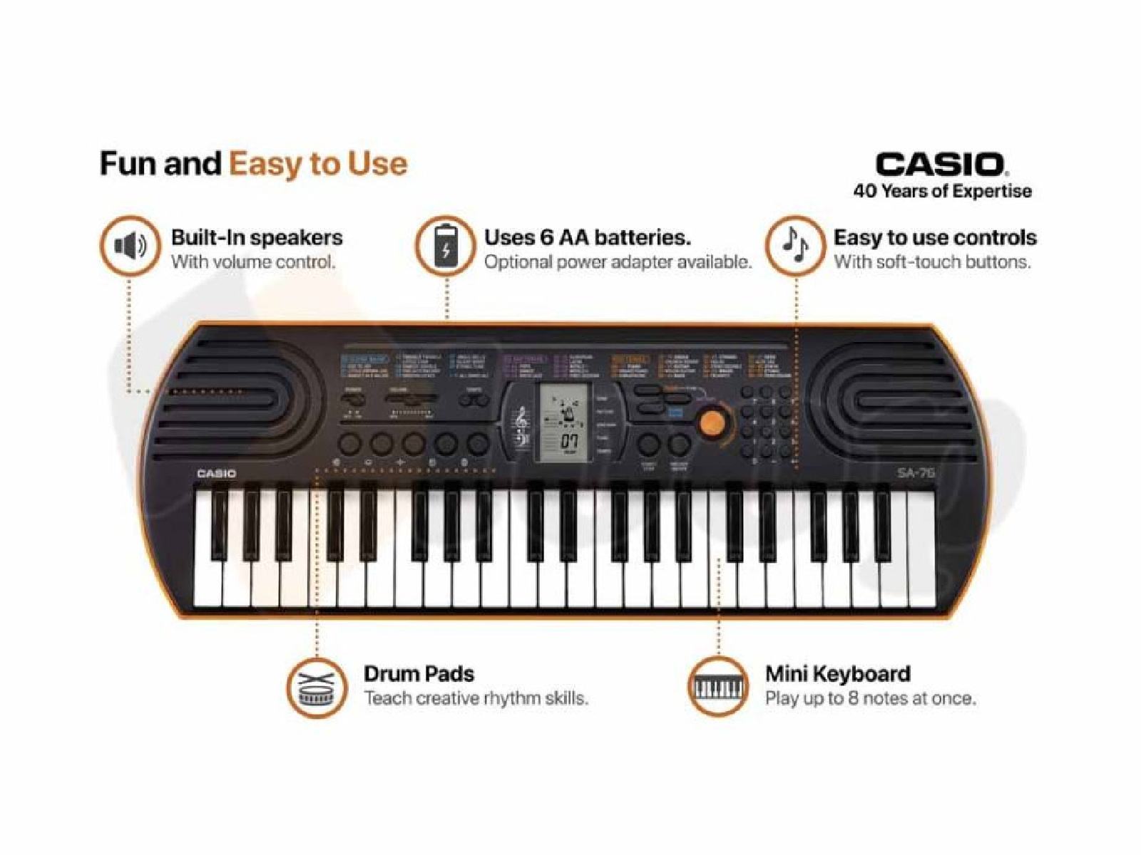 Casio SA-76 mini klavijatura, 60€