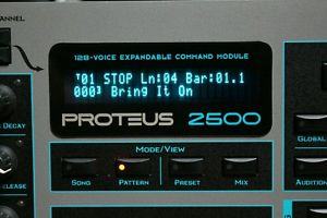 Emu Proteus 2500 - PX-7 MP-7 XL-7 Command Station VFD + SSD displeys