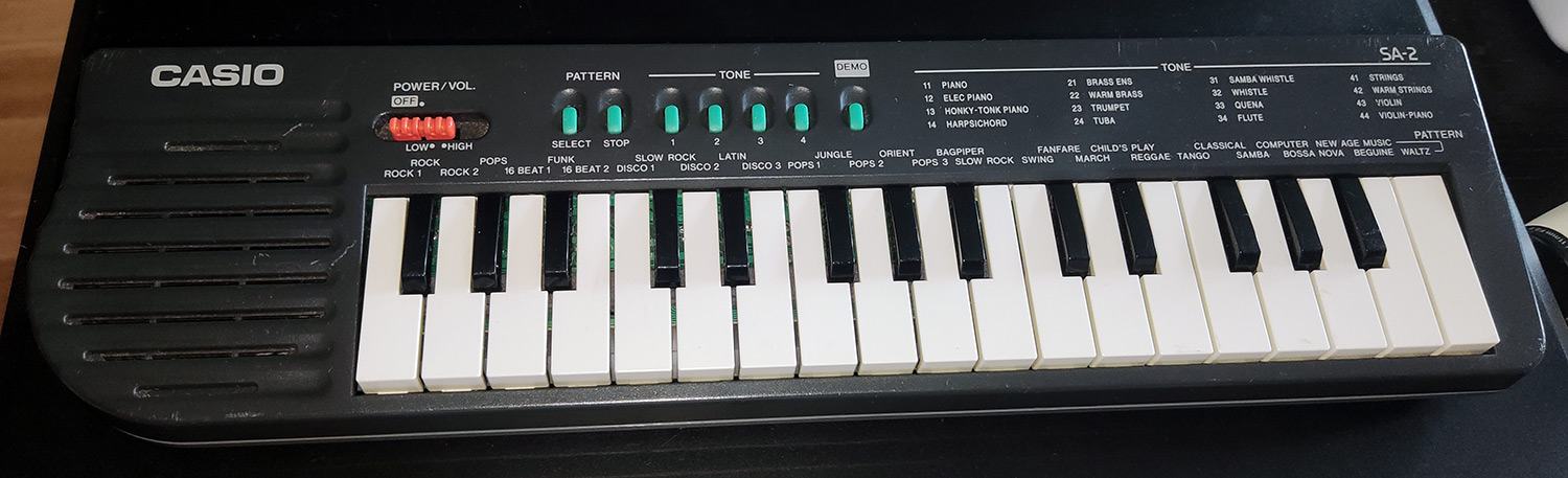 Synth synthesizer klavijatura CASIO SA-2 SA2 mini