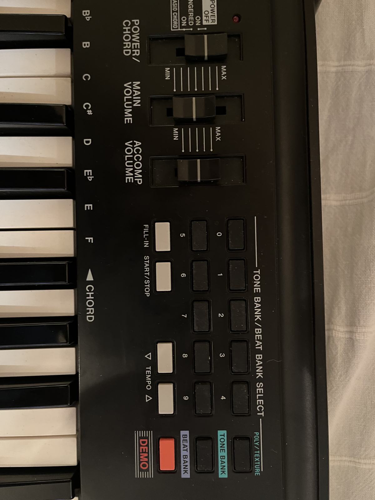 Tone Bank Casio CA-100