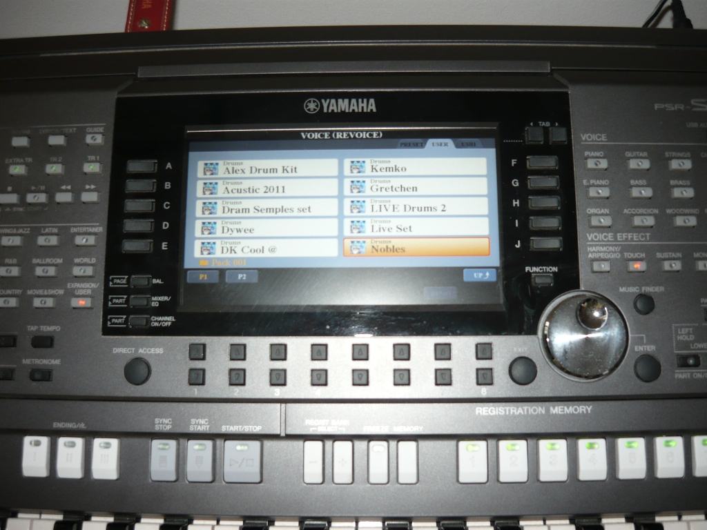 Yamaha psr s970, 512mb semple ram