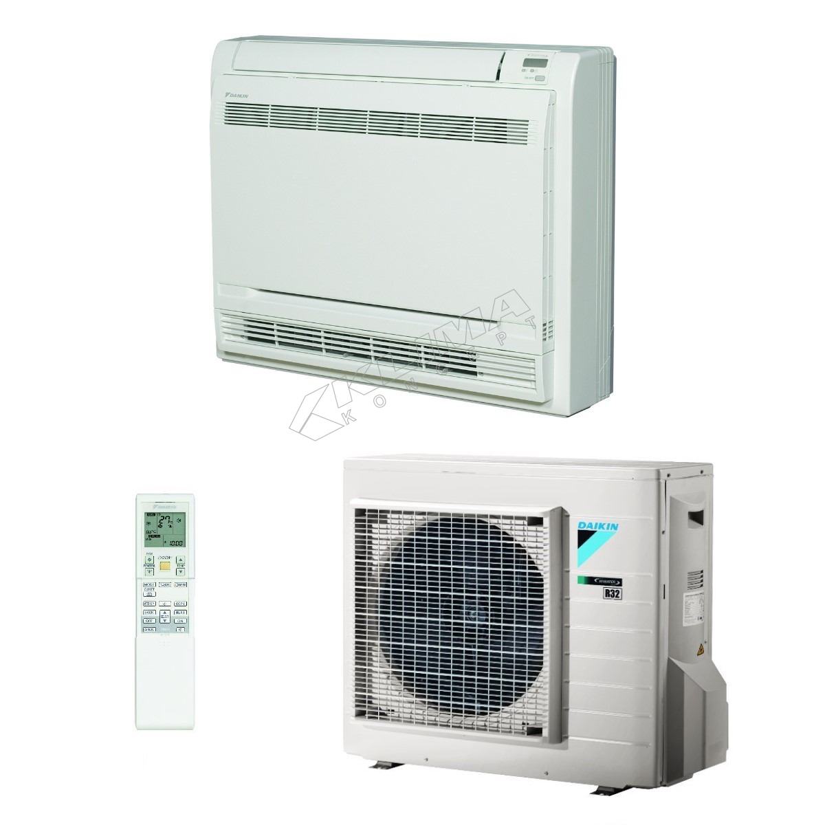 DAIKIN PODNI KLIMA UREĐAJ 2,5 KW - FVXM25F/RXM25N9 - PODNA/PARAPETNA,