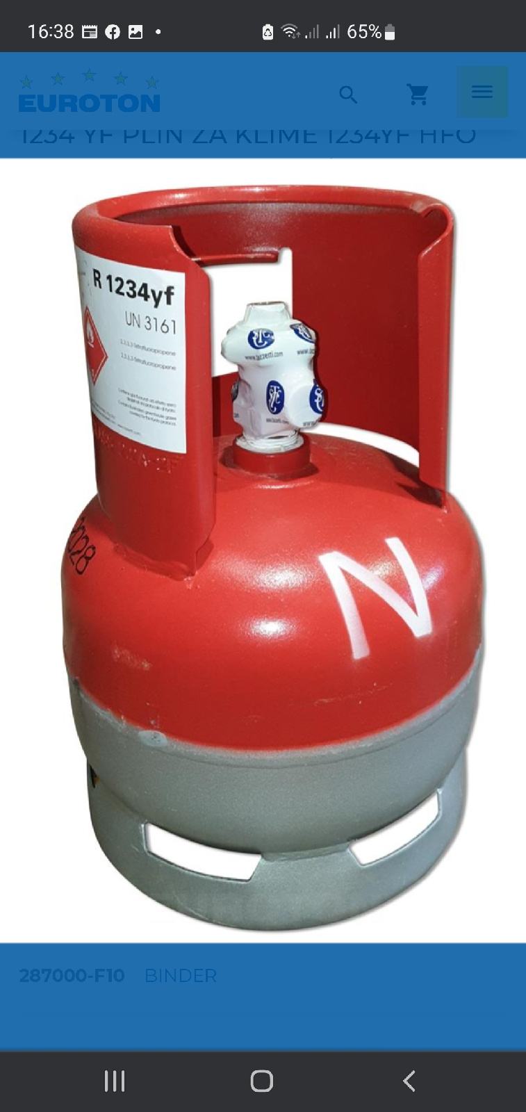 Freon R1234yf ,5kg , HITNO