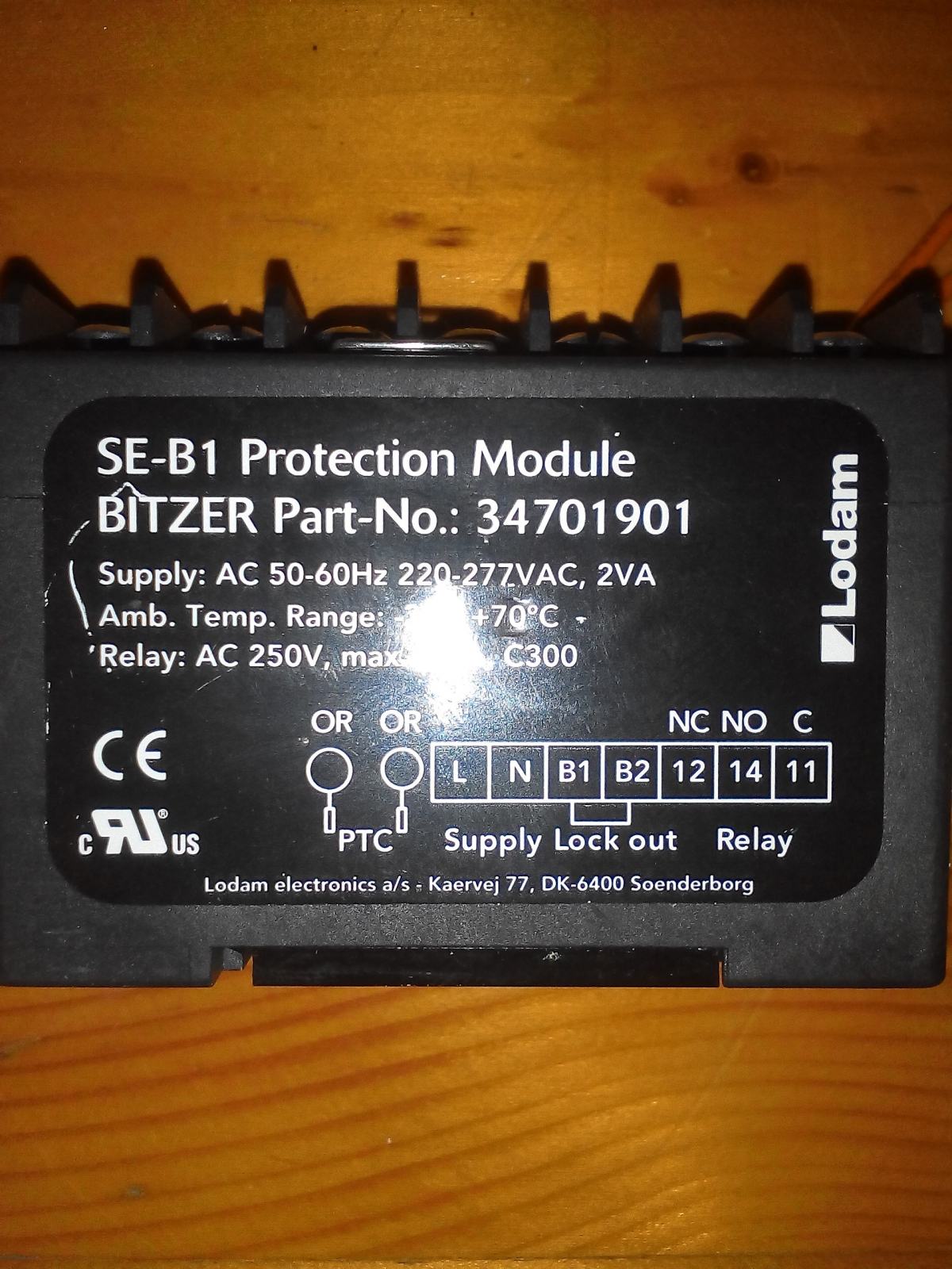 INT ZAŠTITA BITZER SE-B1/B2