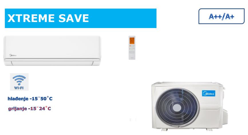 MIDEA Extreme save plus 3.5 kW
