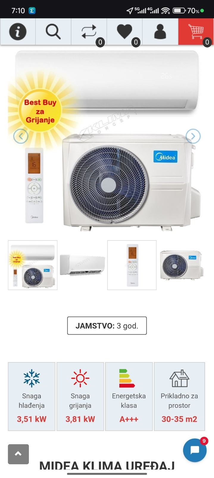 MIDEA Xtreme save PRO