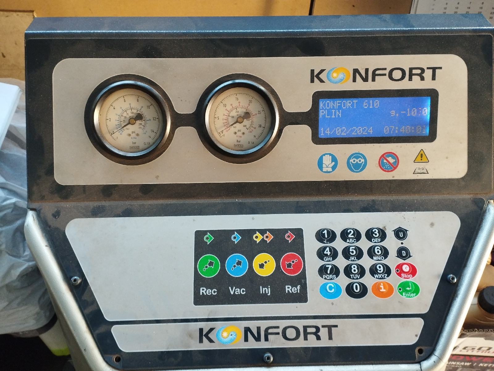TEXA Konfort K610 punjač auto klime