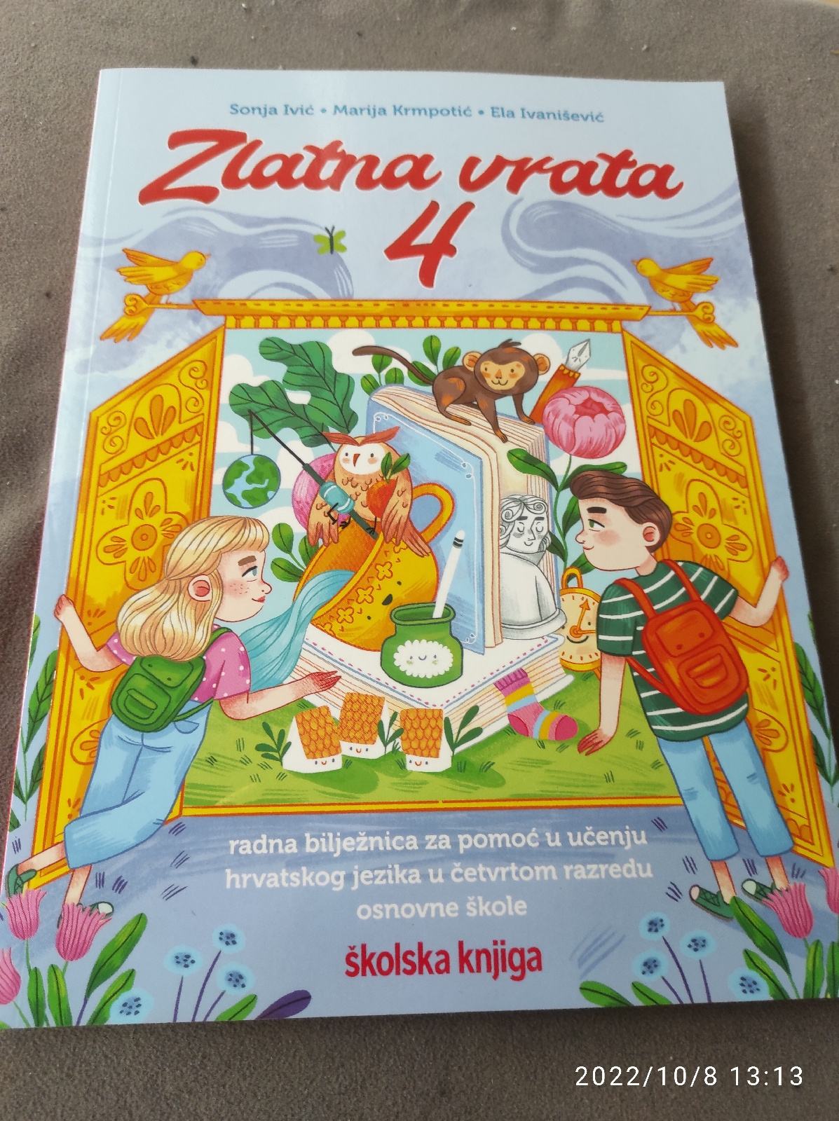 zlatna vrata 4 radna bilježnica za pomoć u učenju
