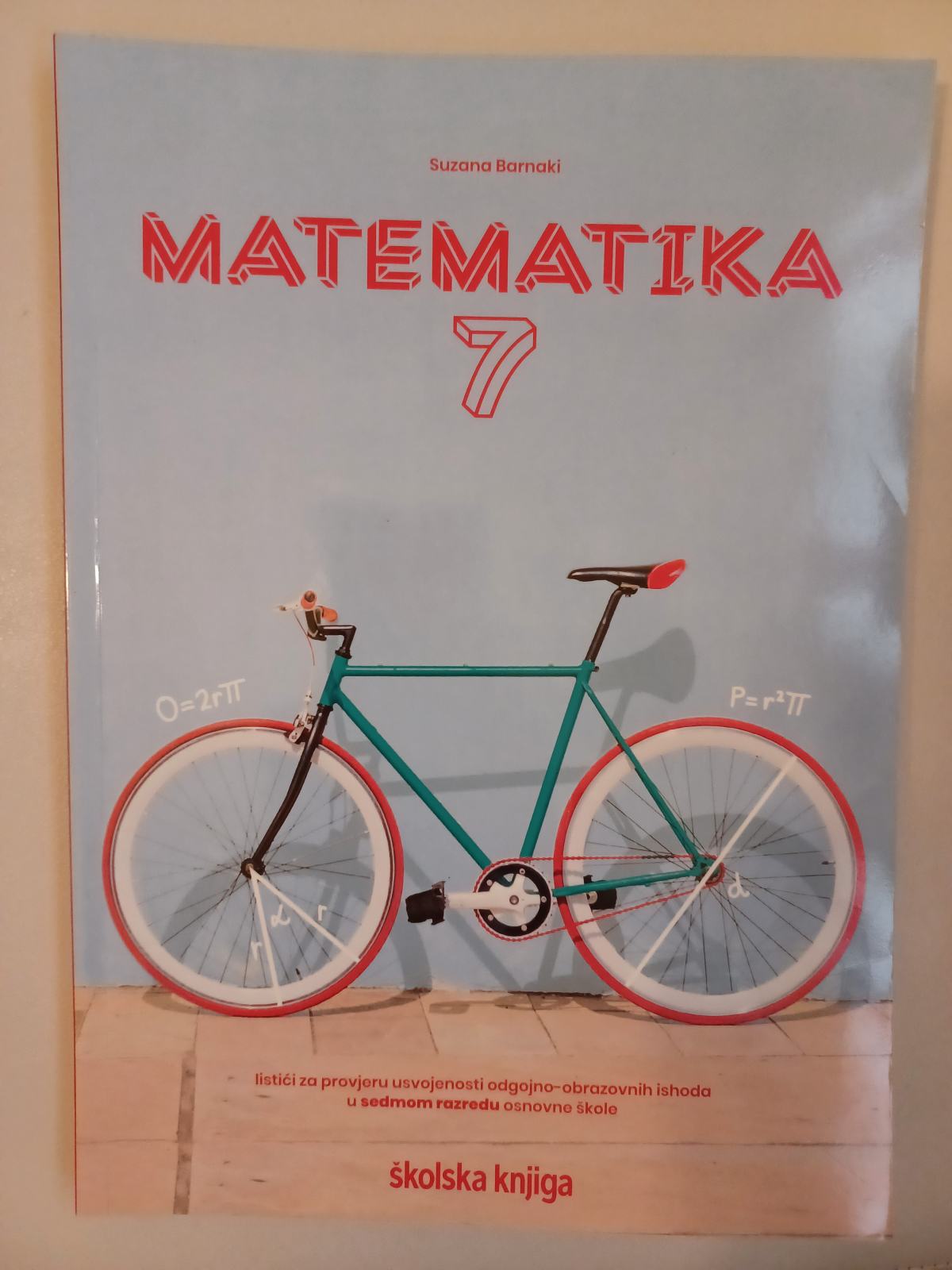 Matematika, listići za provjeru za sedmi razred