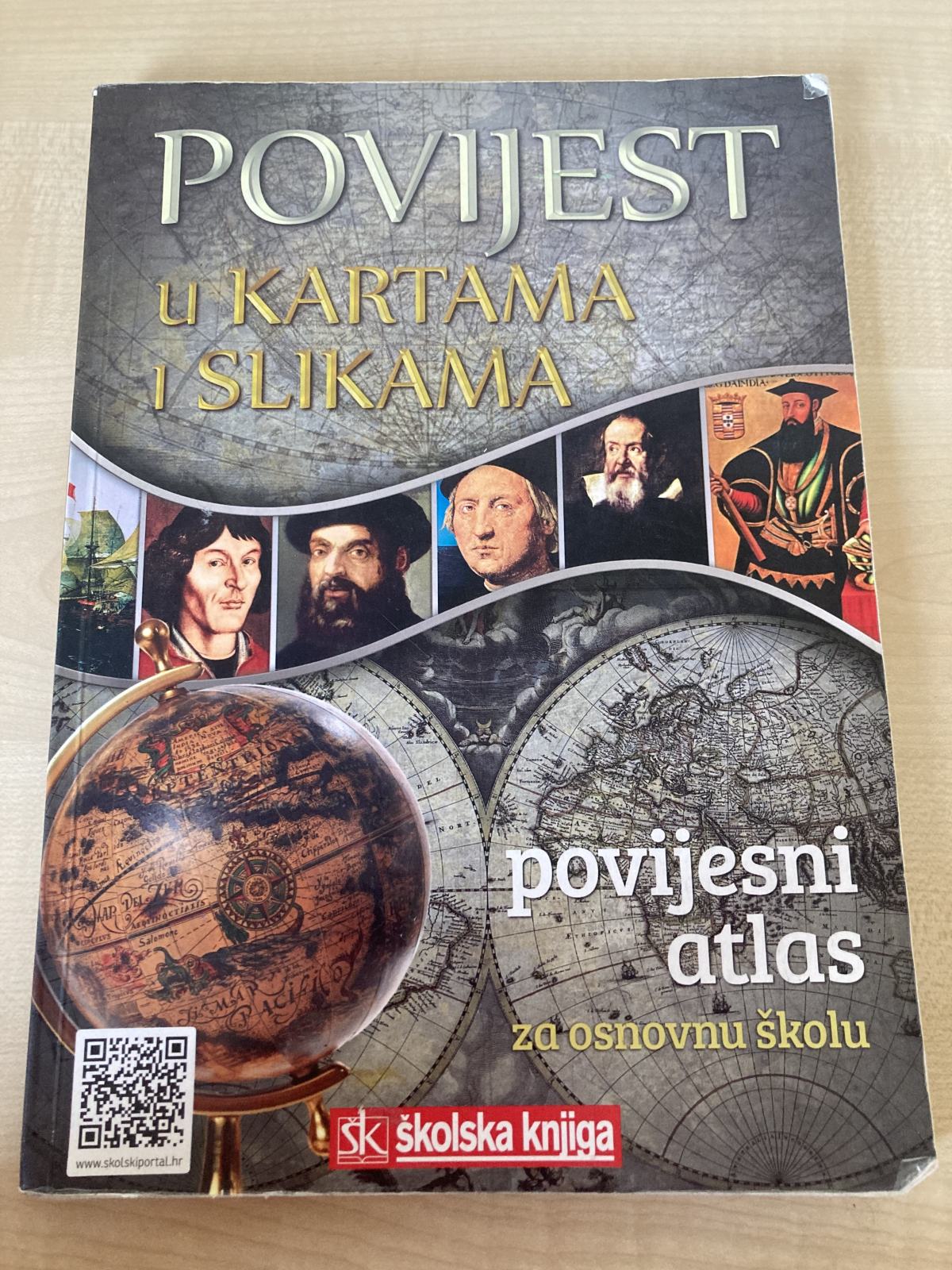 Povijest u kartama i slikama / povijesni atlas za osnovnu školu