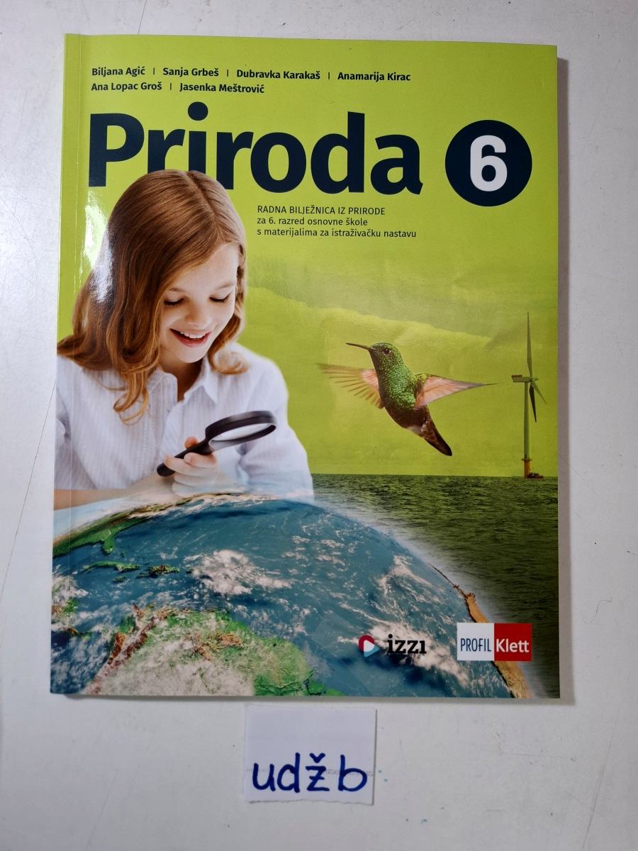 Priroda 6 : radna bilježnica iz prirode za 6. razred osnovne škole...