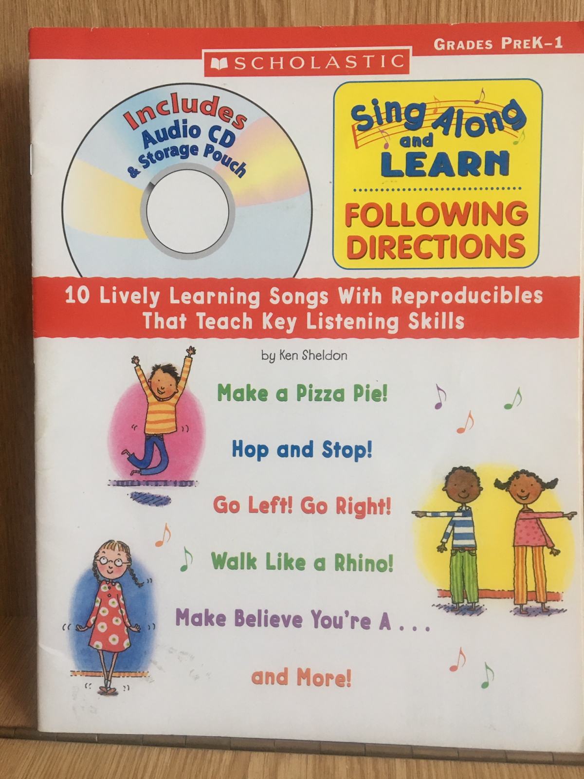 Sing Along and Learn, Ken Sheldon, FOLLOWING DIRECTIONS sa CD-om