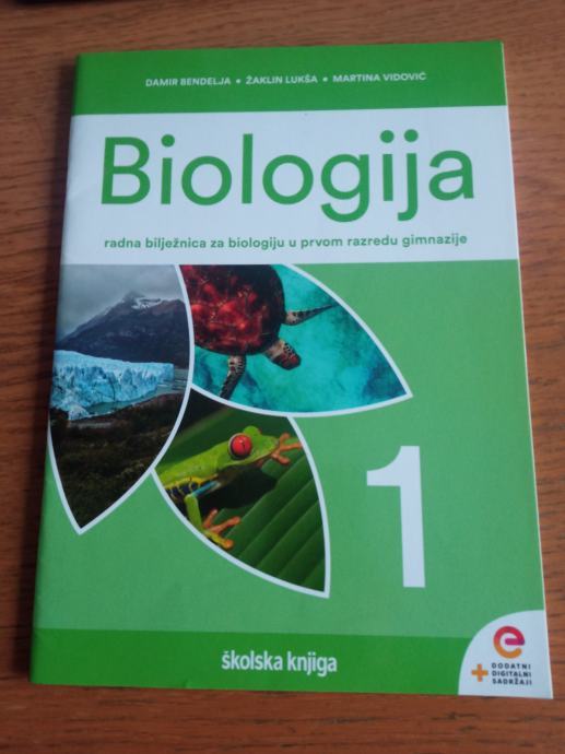 Biologija 1 - radna bilježnica za 1 razred gimnazije