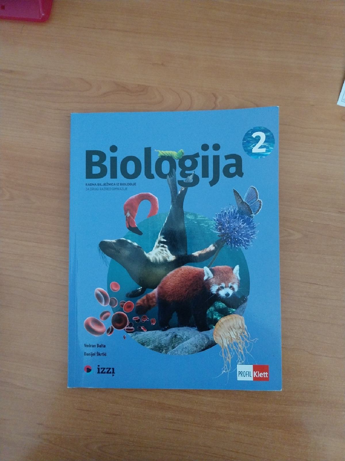 Biologija 2, radna bilježnica