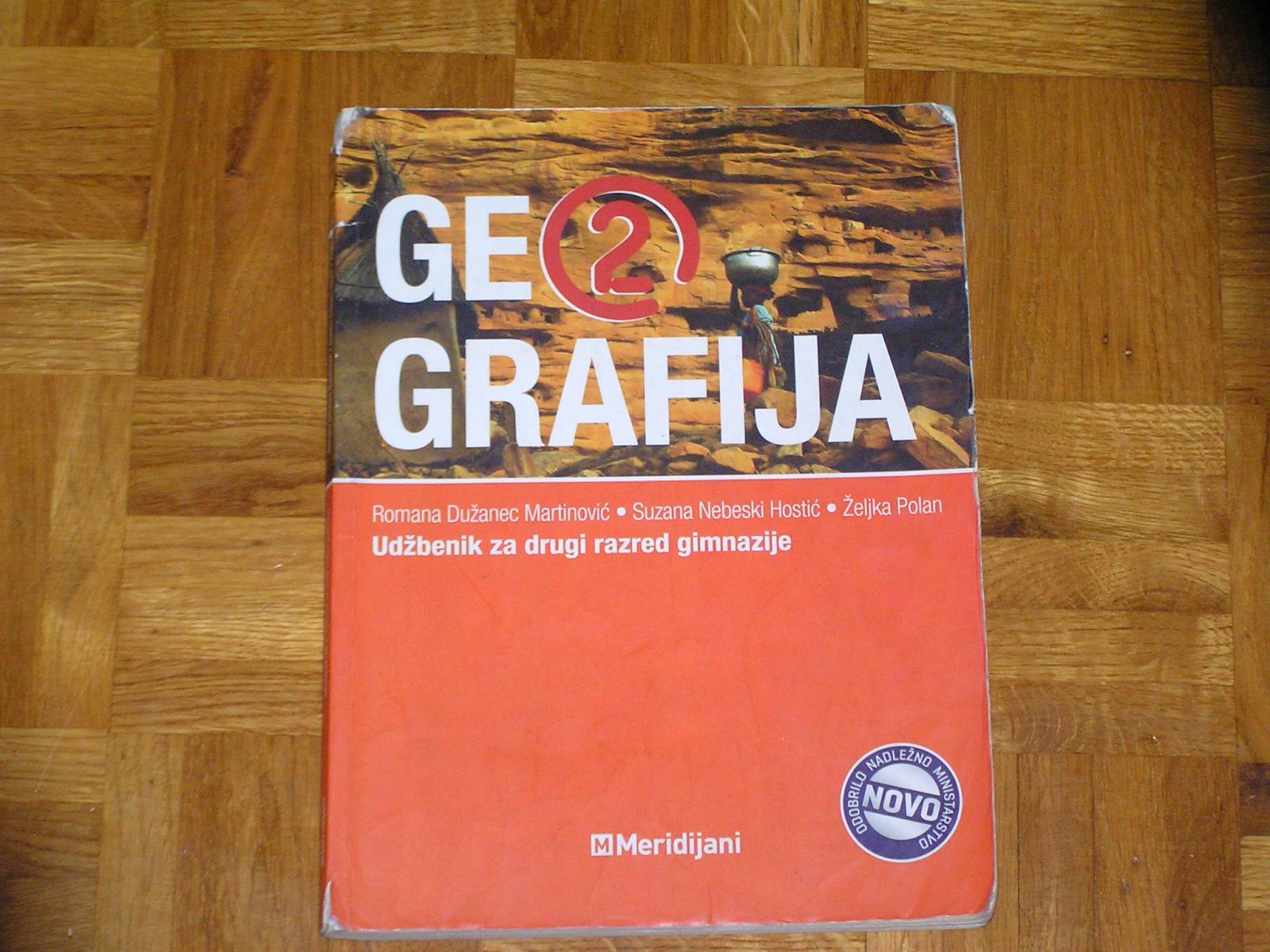 GEOGRAFIJA 2 - udžbenik za drugi razred gimnazije