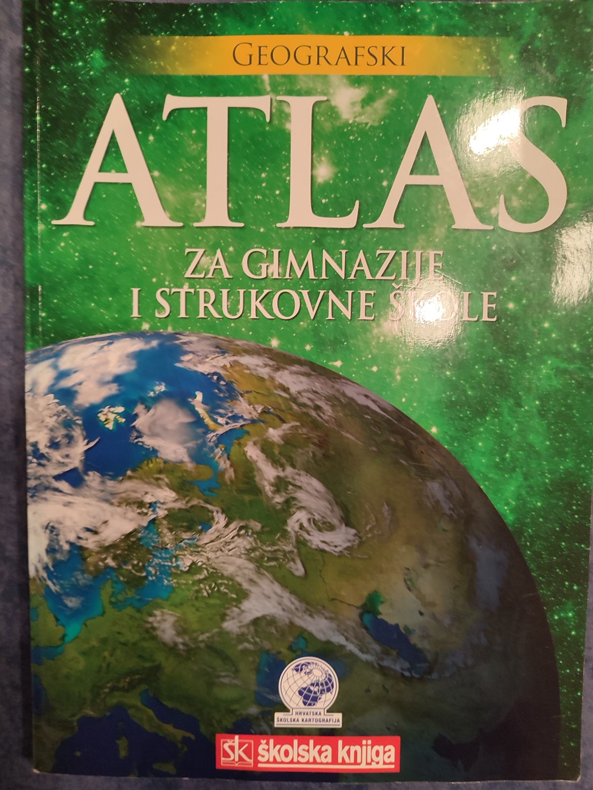 Geografski atlas za gimnazije i strukovne škole, Školska knjiga
