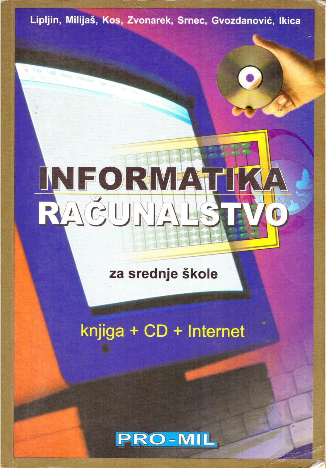 Informatika/računalstvo - udžbenik za 1. i 2. razred srednje škole