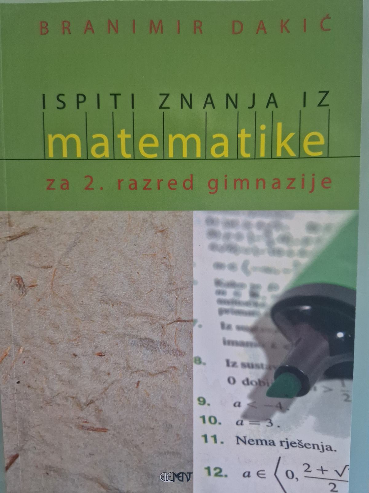 Ispiti znanja iz matematike za 2. razred gimnazije
