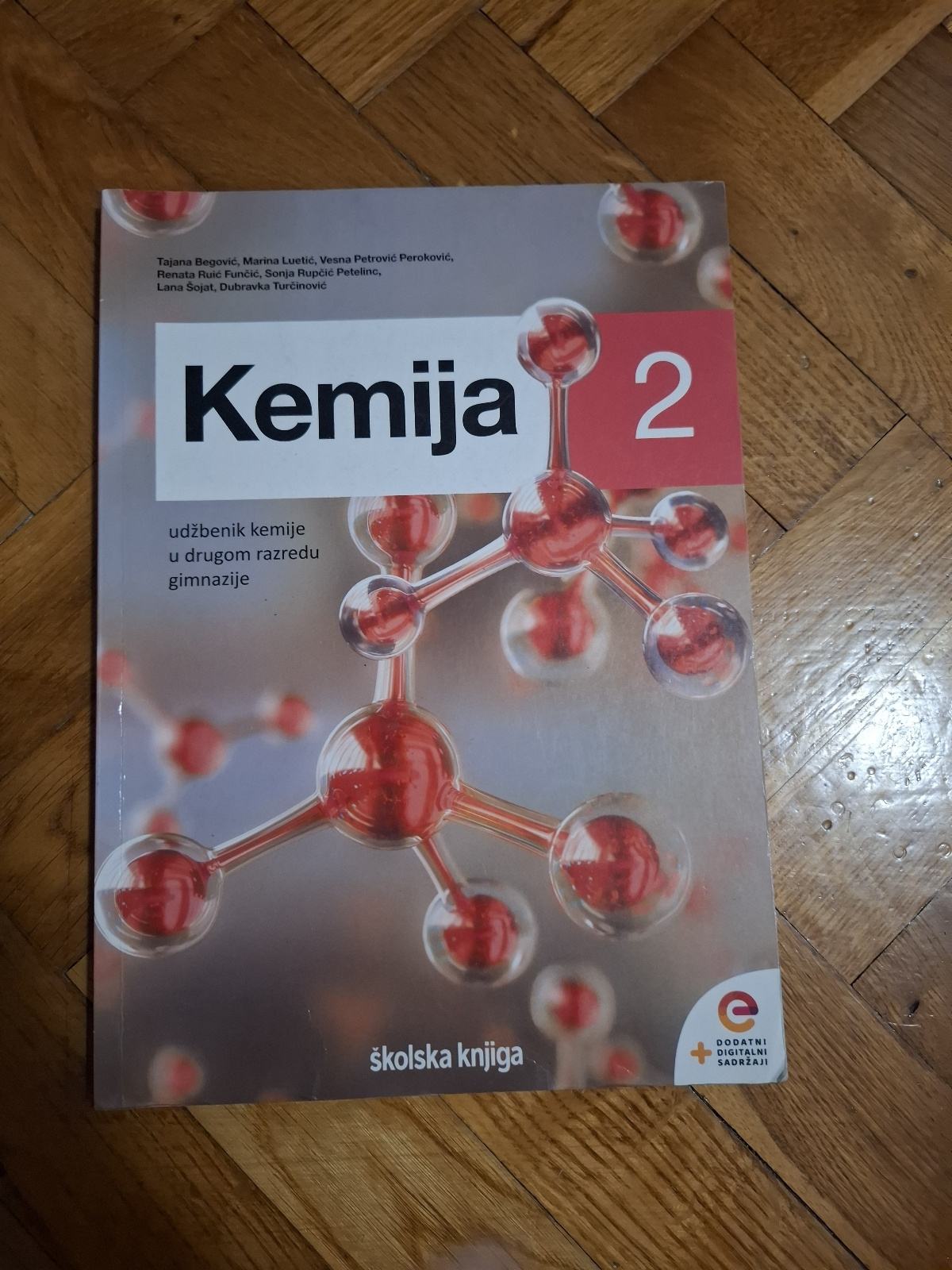 Kemija 2, udžbenik iz kemije za 2. Razred gimnazije