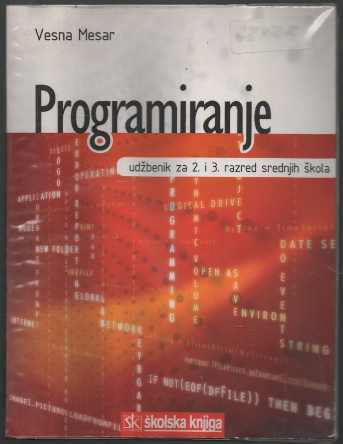 Mesar, Vesna - Programiranje : udžbenik za 2. i 3. razred srednjih...