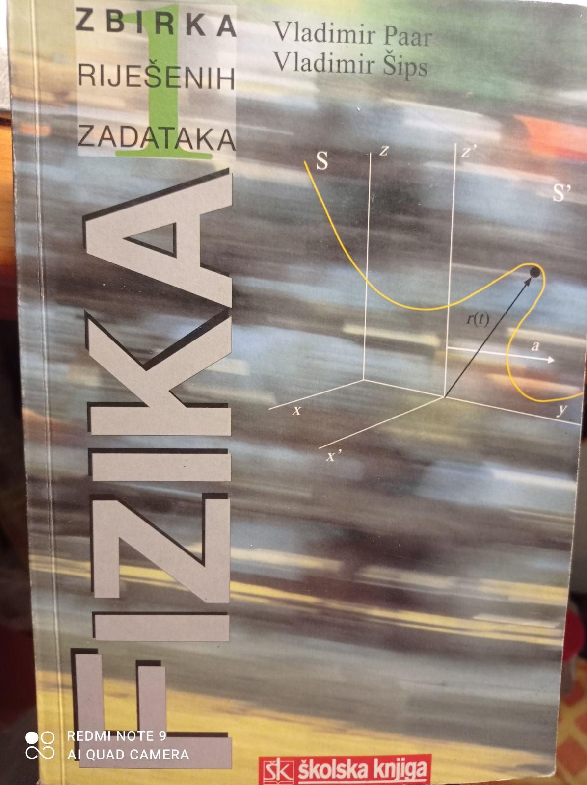 Zbirka zadataka iz fizike 1 -Parr,Šips