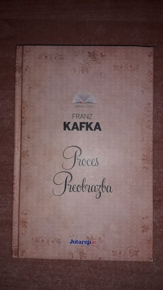 FRANZ KAFKA:PROCES/PREOBRAZBA,BIBLIOTEKA JUTARNJEG LISTA