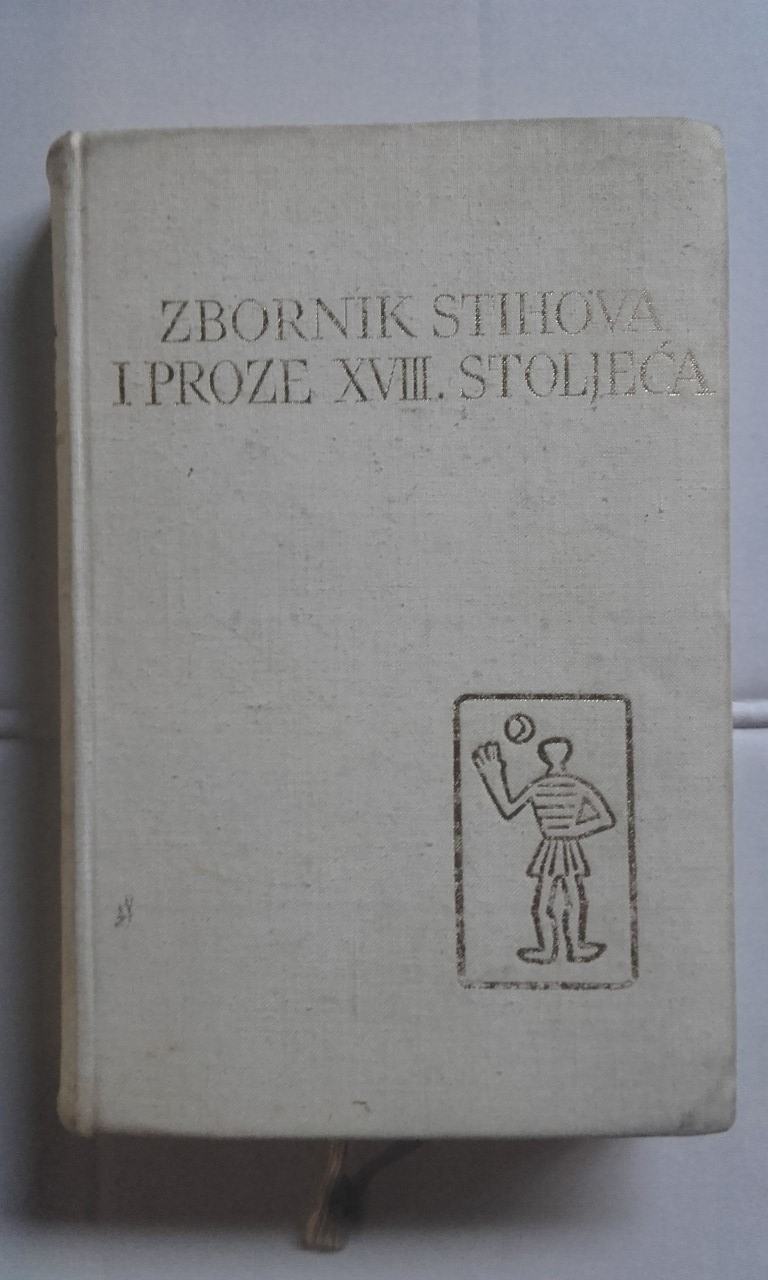 zbornik stihova i proze XVIII. STOLJEĆA