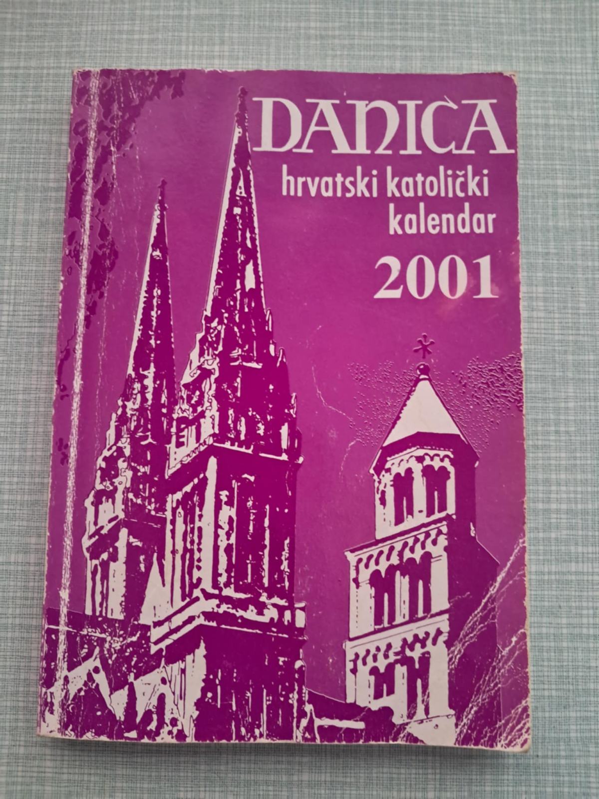 knjiga danica 2001 hrvatski katolički kalendar-religija