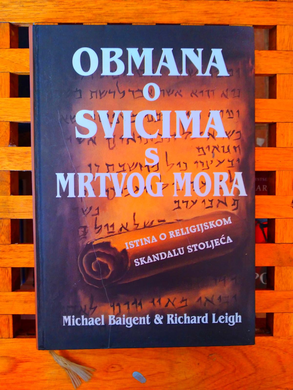 Obmana o svicima s Mrtvog mora Michael Baigent, Richard Leigh