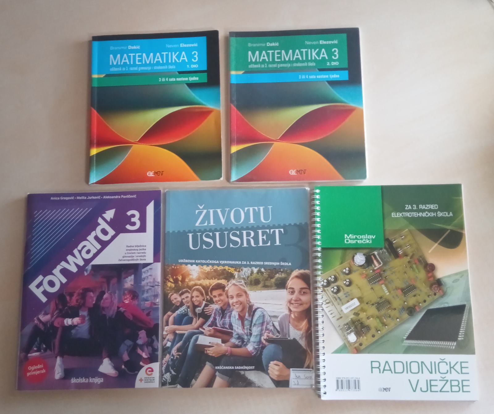 UDŽBENICI ZA 3. RAZRED STRUKOVNE ŠKOLE