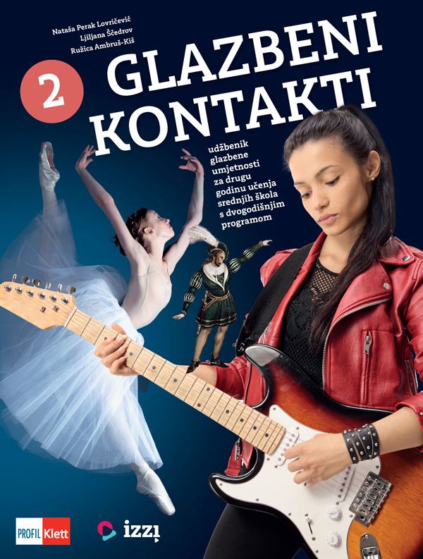 GLAZBENI KONTAKTI 2, udžbenik, Profil Klett, NOVO!