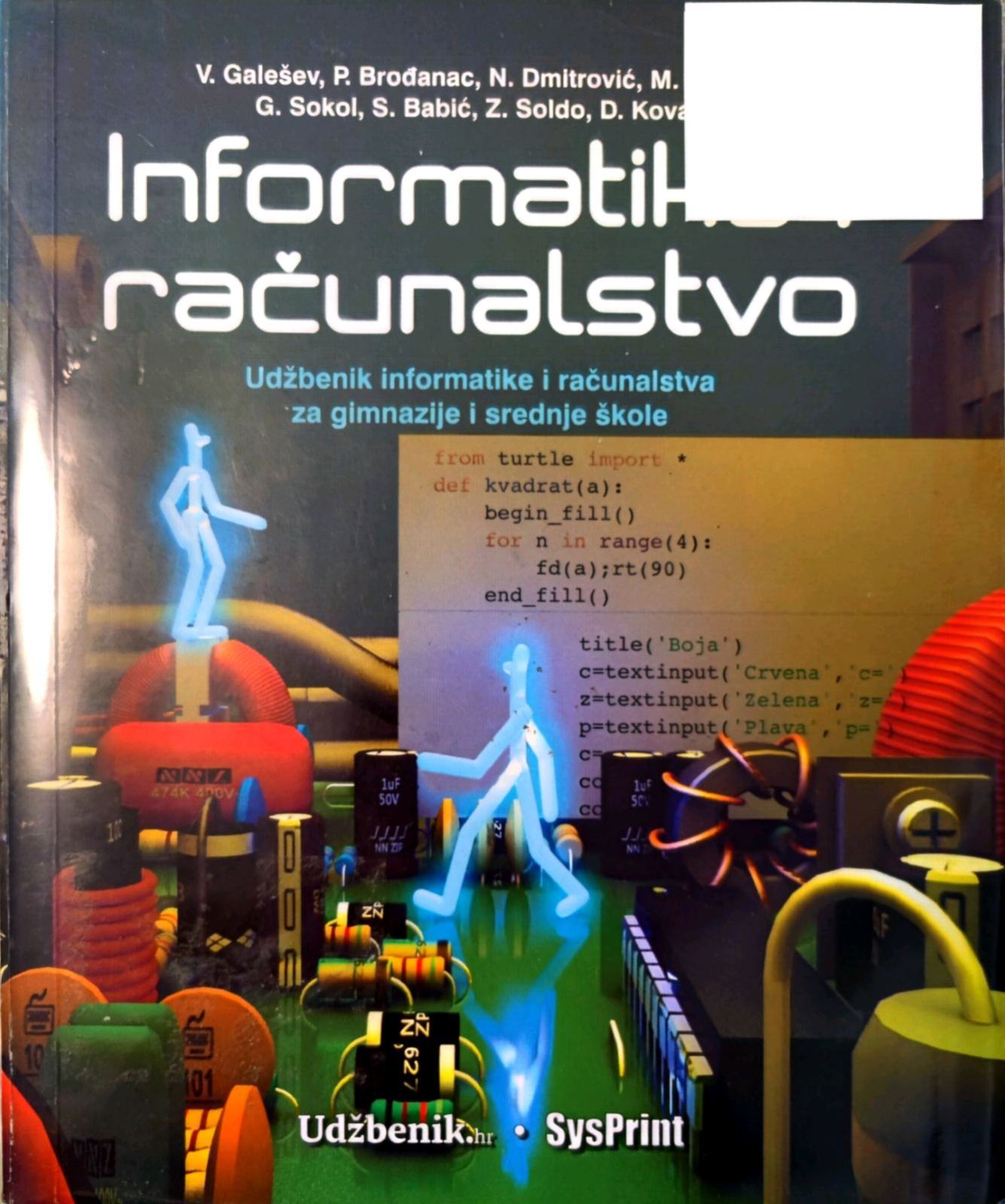 Udžbenik Informatika i računalstvo