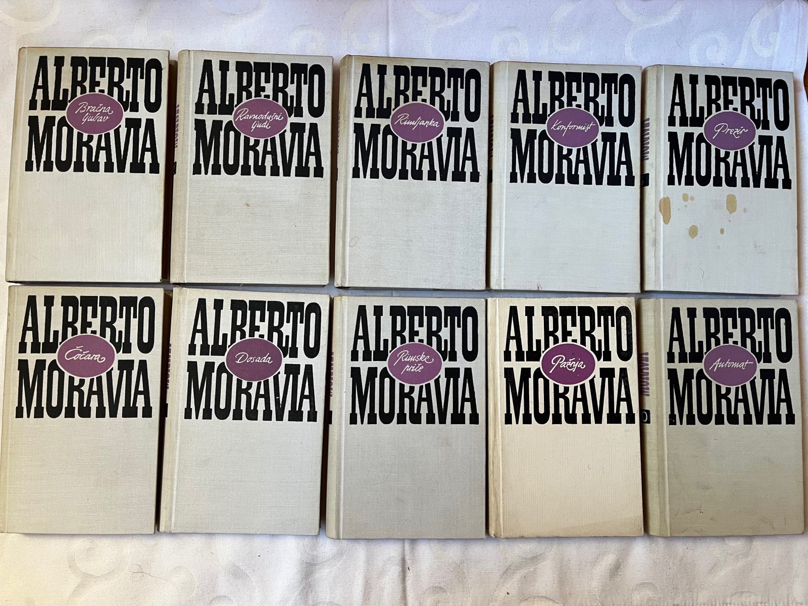 ALBERTO MORAVIA Komplet 1-10