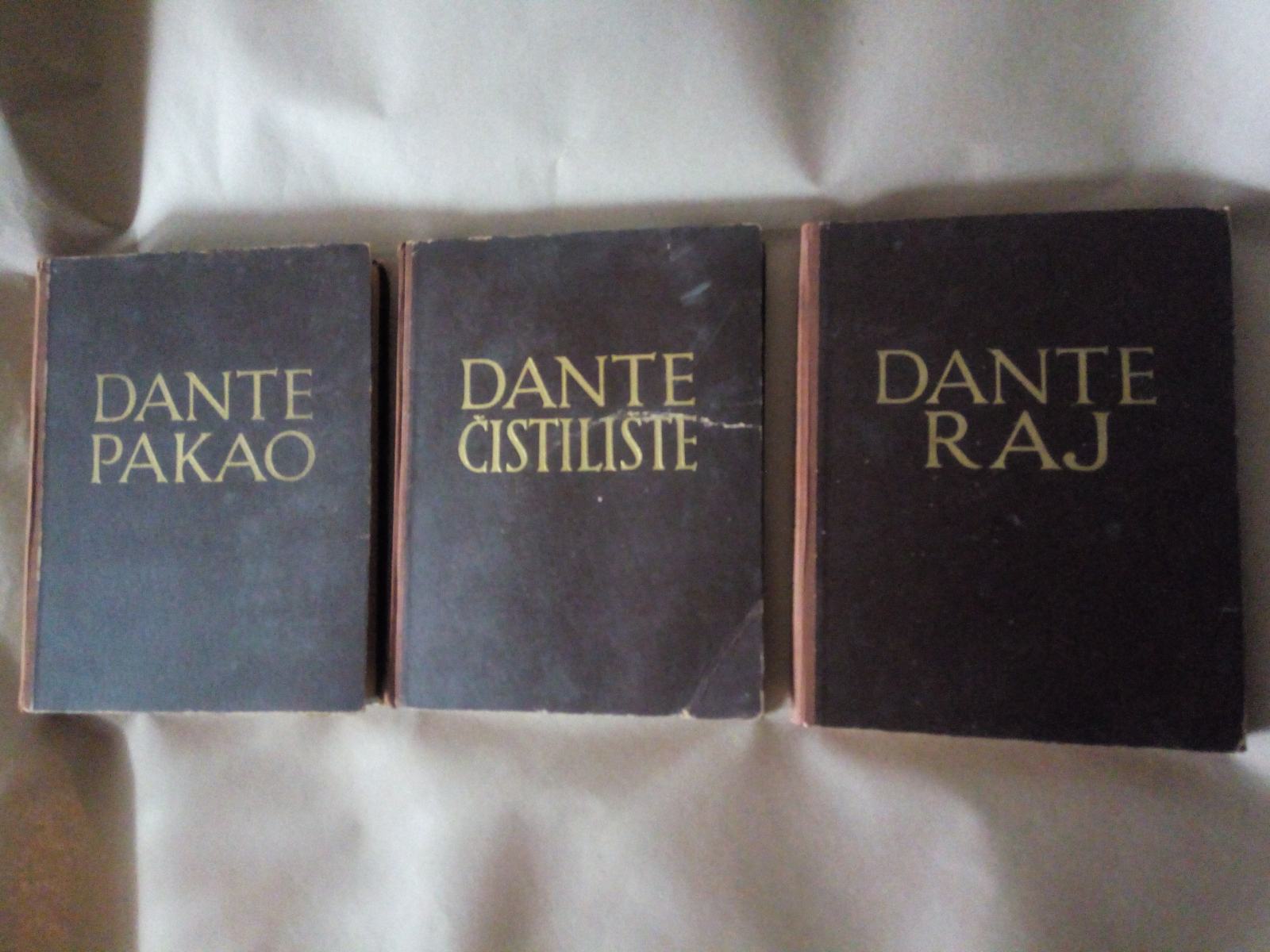 Dante Alighieri BOŽANSTVENA KOMEDIJA PAKAO-ČISTILIŠTE-RAJ