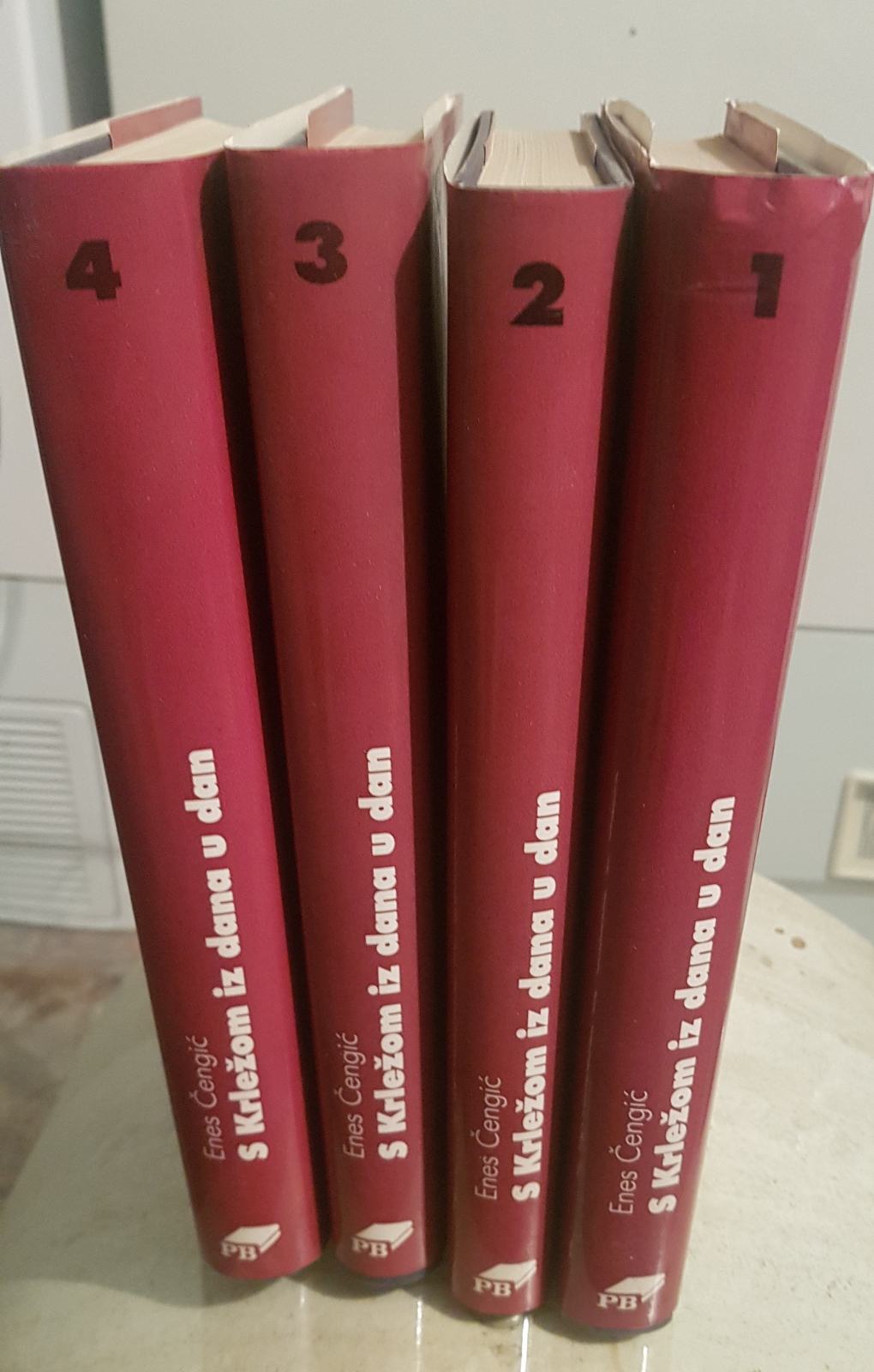 Enes Čengić: S Krležom iz dana u dan, komplet 1-4 (Miroslav Krleža)