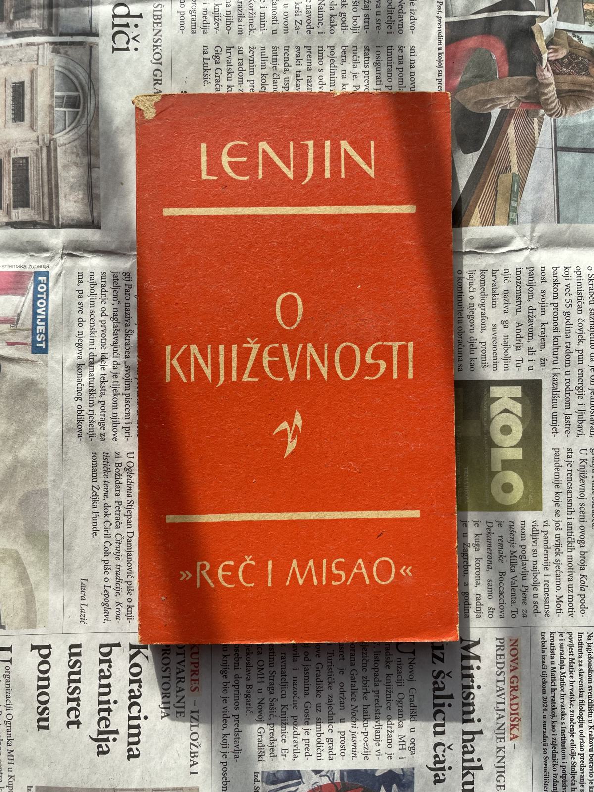 Lenjin, O književnosti