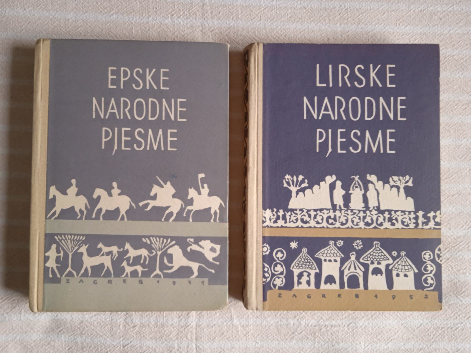 LIRSKE NARODNE PJESME 1952 G,EPSKE NARODNE PJESME 1951 G